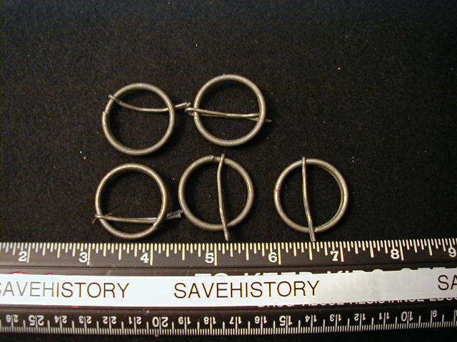 Set Of 5 Orignal US Military Grenade rings